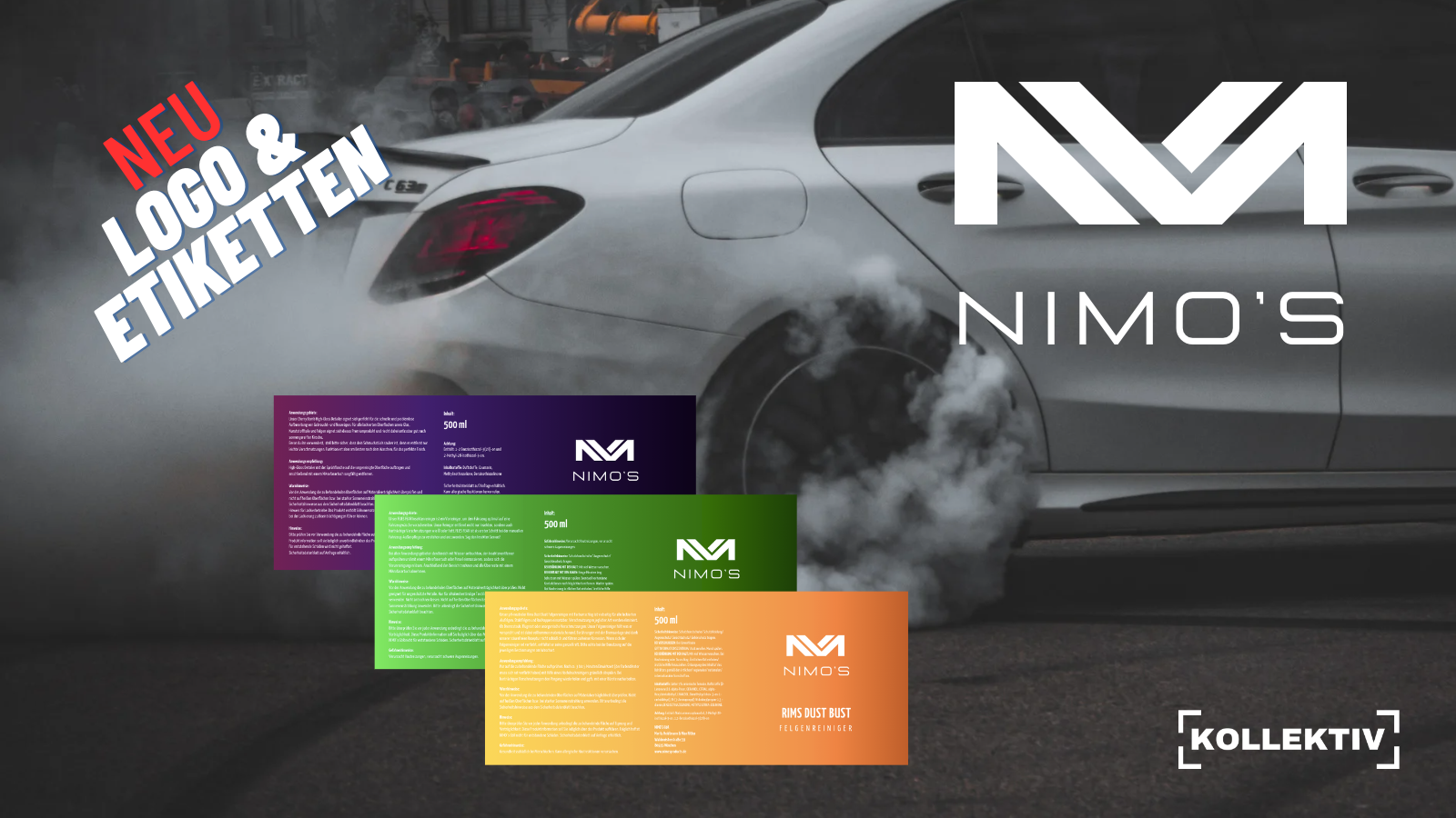 Nimos - Eine neue Marke | Logo & Etiketten